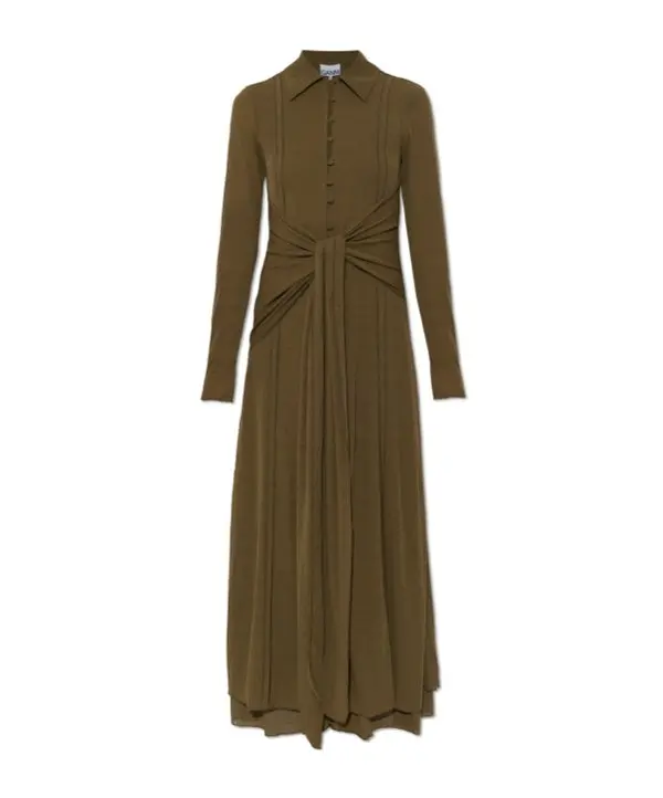 GANNI Long-sleeved Dress