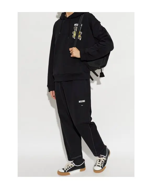 Moschino Long-sleeve Hooded Sweatshirt