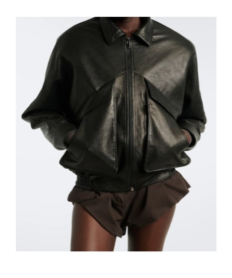 Magda Butrym Leather Blouson Jacket