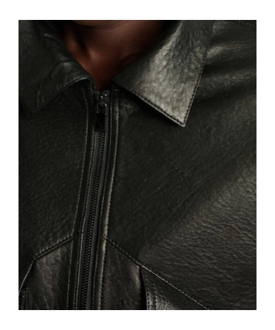 Magda Butrym Leather Blouson Jacket
