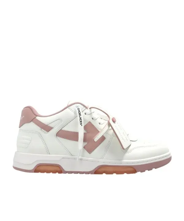 Off-White Round-toe Sneakers