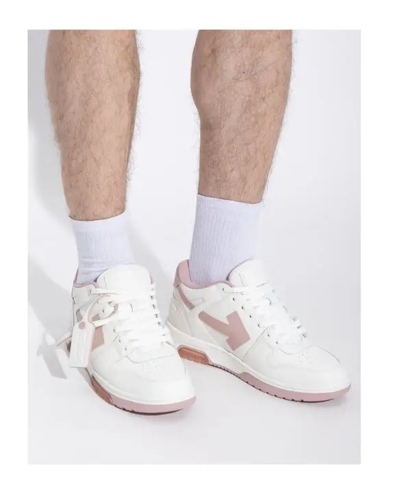 Off-White Round-toe Sneakers