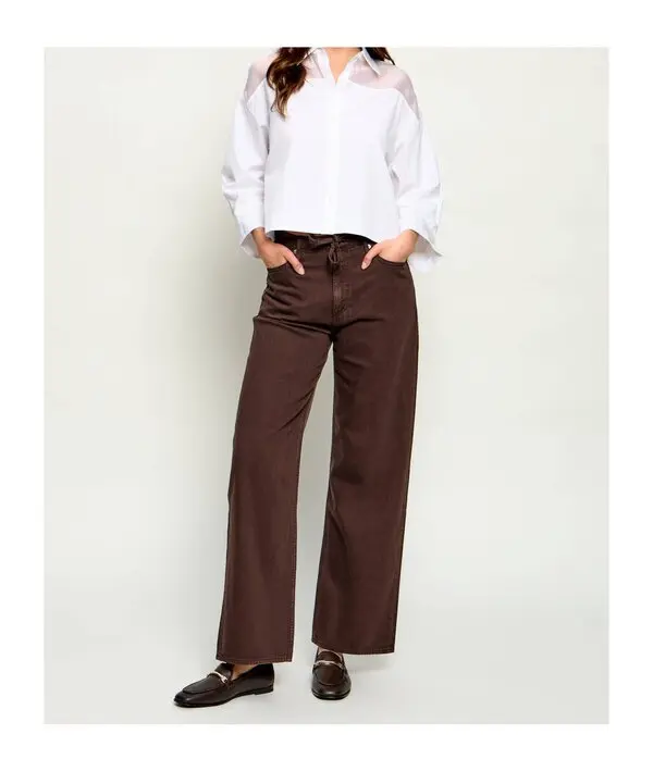 Rag & Bone Drawstring Jeans - Brown