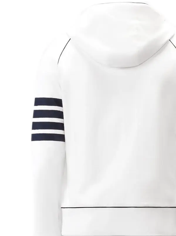 Thom Browne Loopback Stripe-detail Hoodie