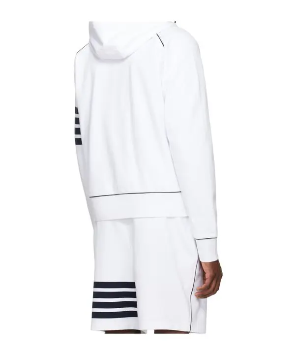Thom Browne Loopback Stripe-detail Hoodie