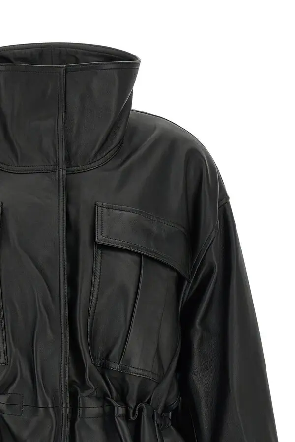 RÓHE Long-sleeved Leather Jacket
