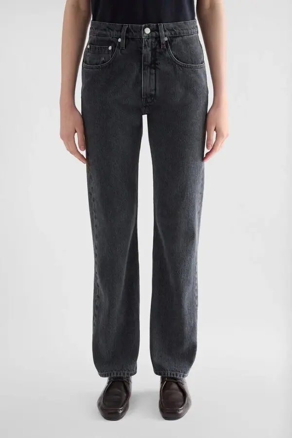 JIL SANDER Flared Lightweight Denim Trousers
