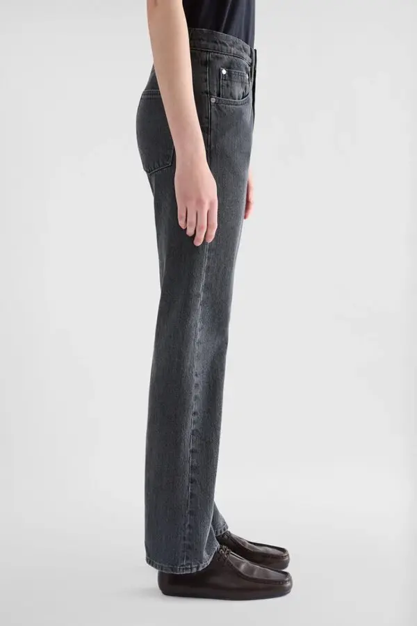 JIL SANDER Flared Lightweight Denim Trousers