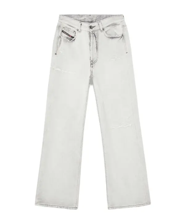 DIESEL® Regular Jeans High Waist 1971 D-sent - Light Gray