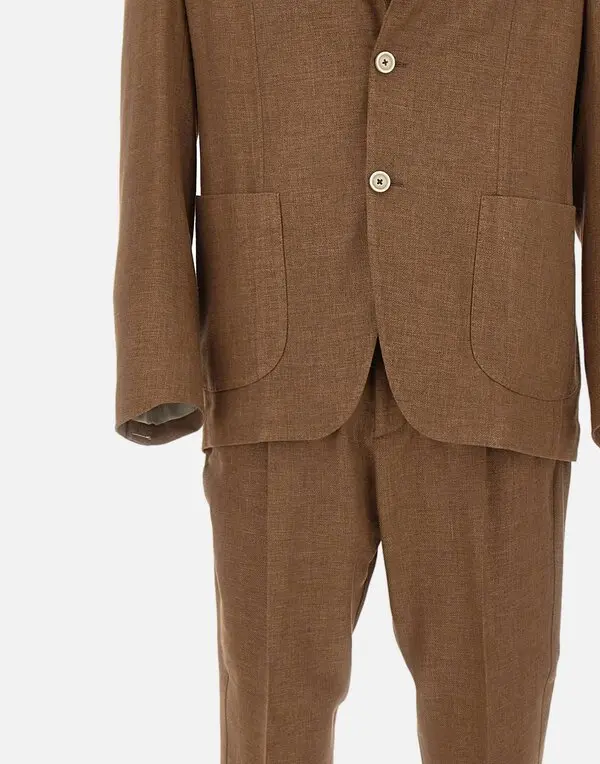 Eleventy Single-breasted Suit And Trousers Two-piece Set