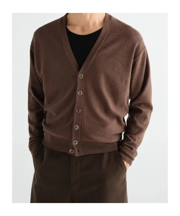 LEMAIRE Relaxed Twisted Cardigan In Merino Blend