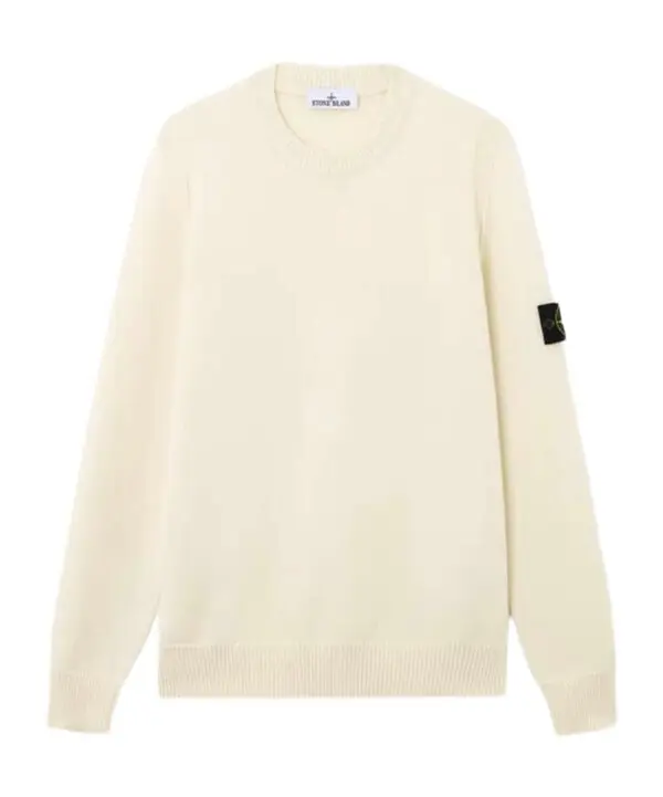 Stone Island Ribbed-knit Crew-neck Sweater