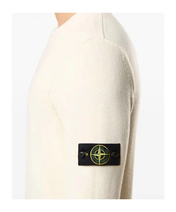 Stone Island Ribbed-knit Crew-neck Sweater