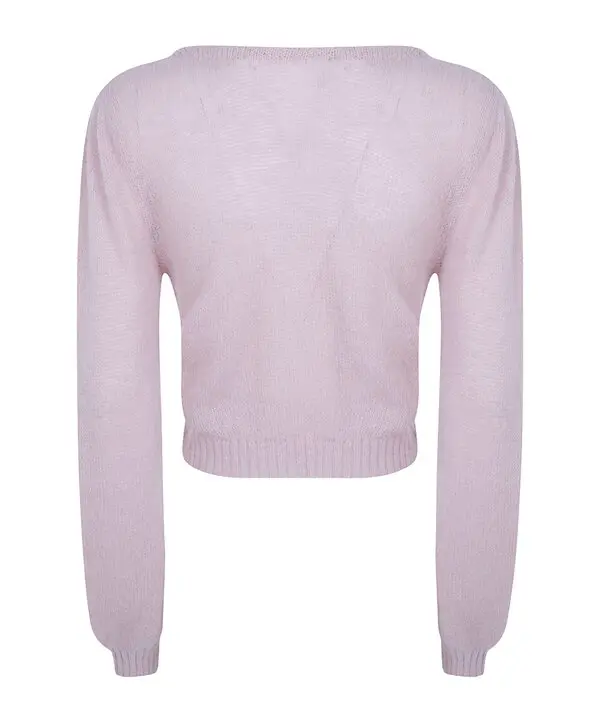TWINSET Solid-color Double-knit Top