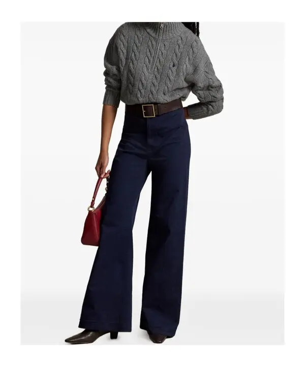 Polo Ralph Lauren Cable-knit Quarter-zip Sweater