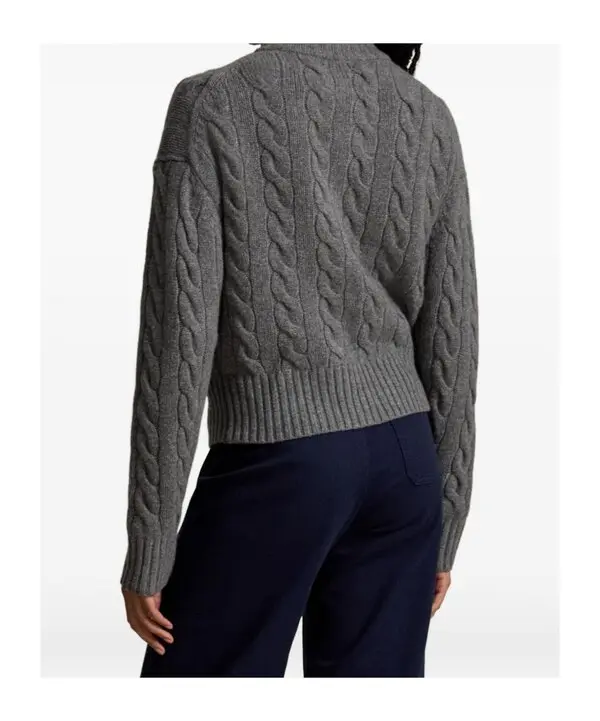 Polo Ralph Lauren Cable-knit Quarter-zip Sweater
