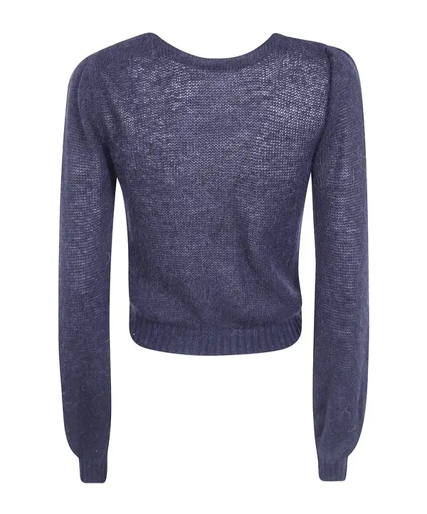TWINSET Solid-color Double-knit Top
