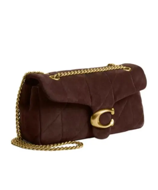 COACH Tabby Quilted Shoulder Bag - Brass/dark Chocolate