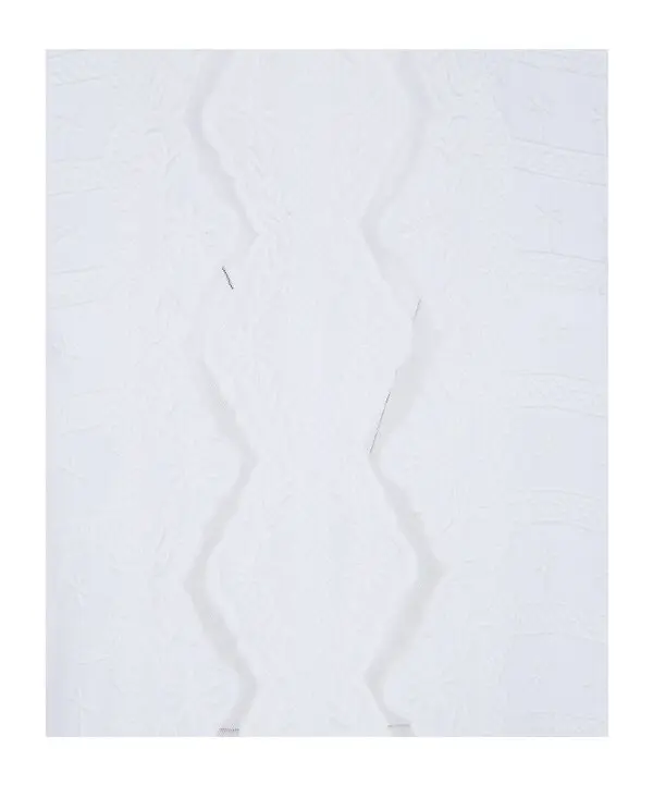 TWINSET Lace Panel Long Sleeve Top