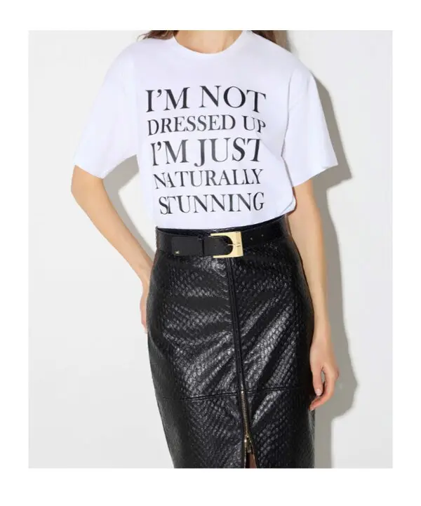 Elisabetta Franchi Short Sleeve Jersey T-shirt With Graphic Print