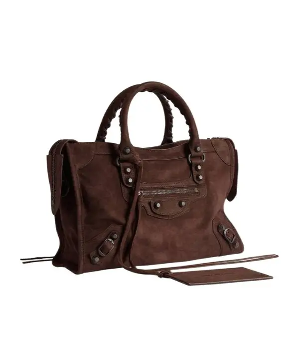 Balenciaga Le City Small Shoulder Bag - Light Espresso