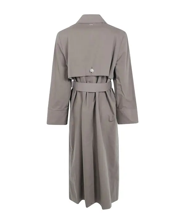 TWINSET Double Breasted Trench Coat
