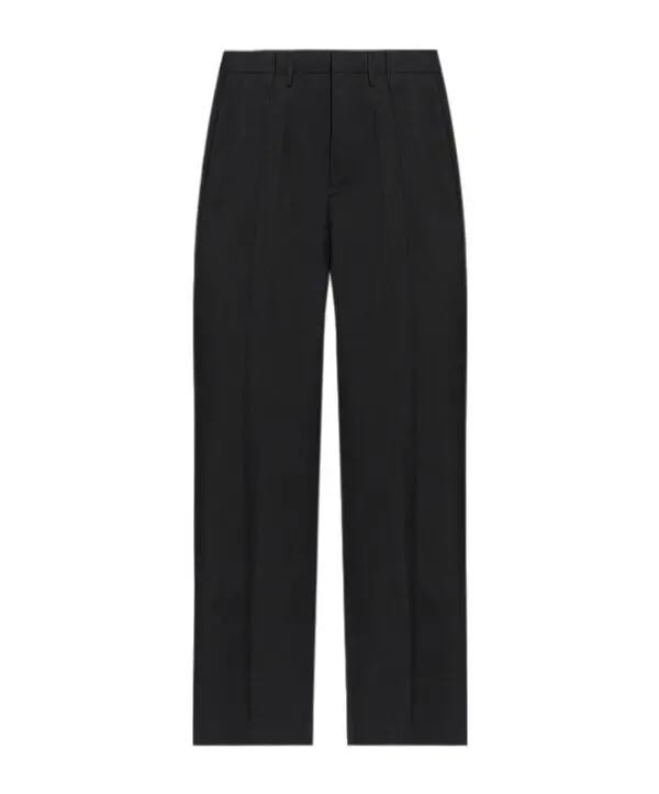 MAISON MARGIELA Casual Trousers With Belt Loops - Black