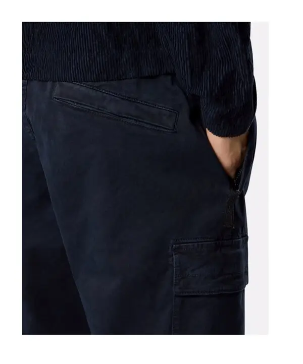 Stone Island Cargo Trousers With Elastic Waist - Navy Blue