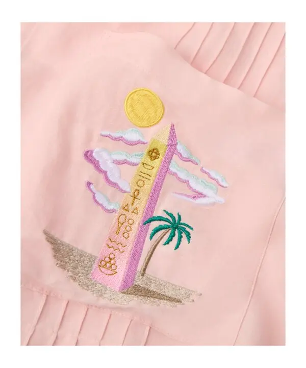 Casablanca Embroidered Short-sleeve Shirt