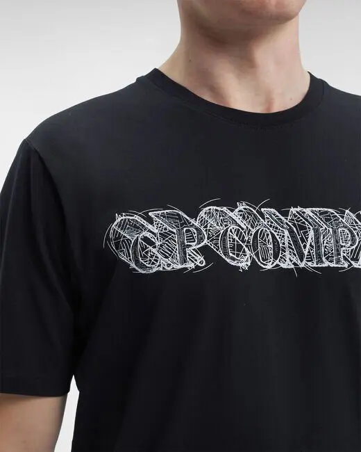 C.P. COMPANY Logo-print Cotton T-shirt
