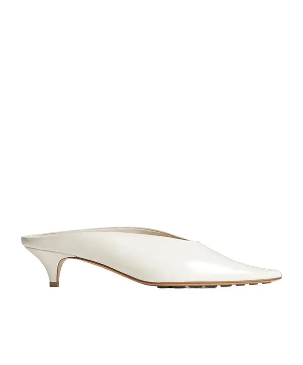Bottega Veneta Vesta Mule Pump - White