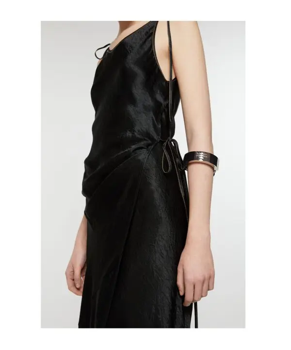 Acne Studios Sleeveless Satin Maxi Dress