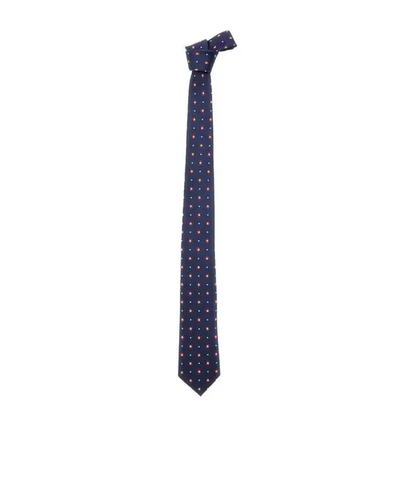 Valentino Garavani All-over Patterned Neck Tie - Blue