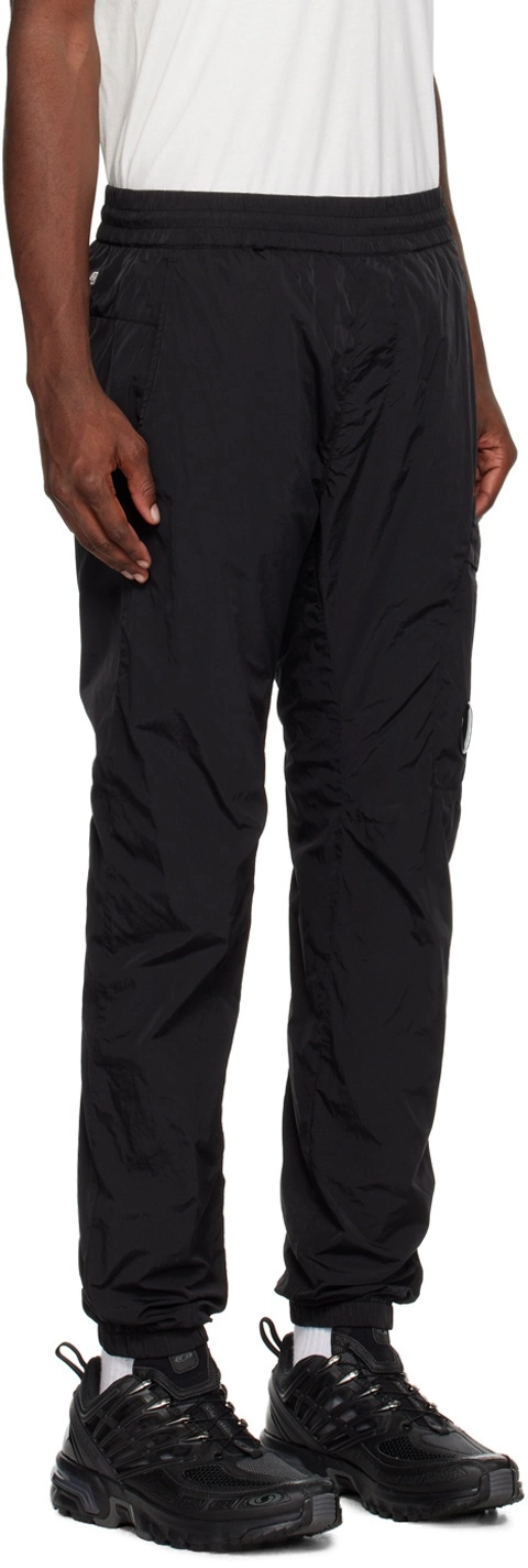 C.P. COMPANY Lens-detail Tapered Track Pants - Black