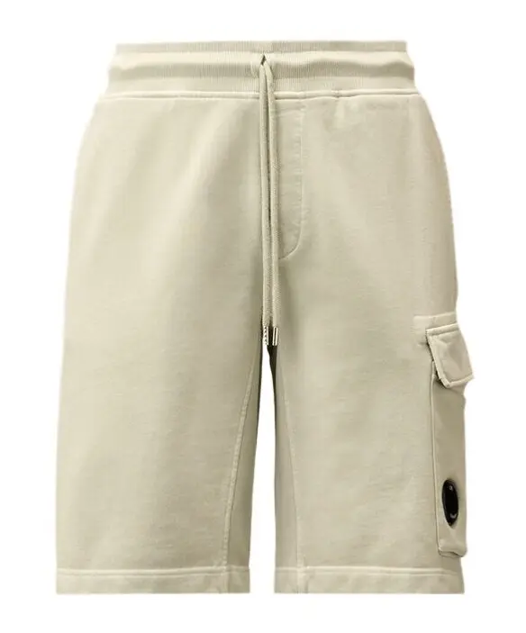 C.P. COMPANY Lens-detail Track Shorts - Nude