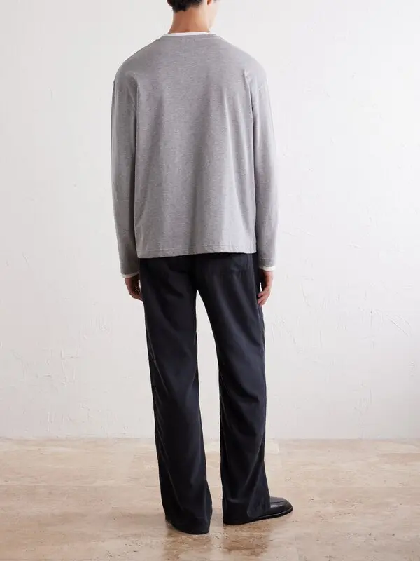 LARDINI Cotton-jersey T-shirt