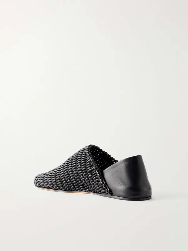 JW Anderson Slipper Woven-leather Mules