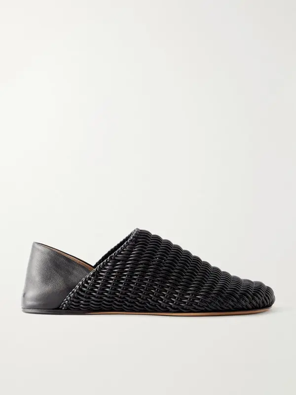 JW Anderson Woven Leather Mules