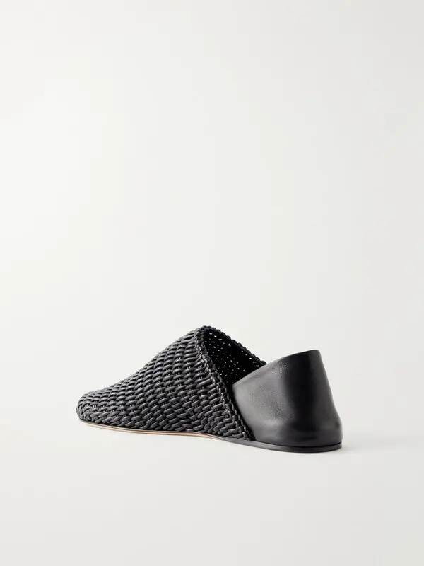 JW Anderson Woven Leather Mules