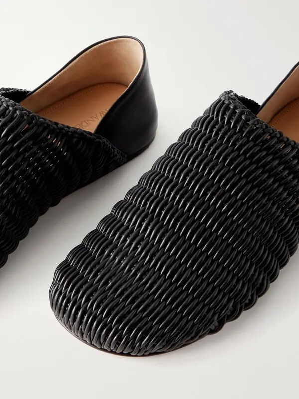 JW Anderson Woven Leather Mules