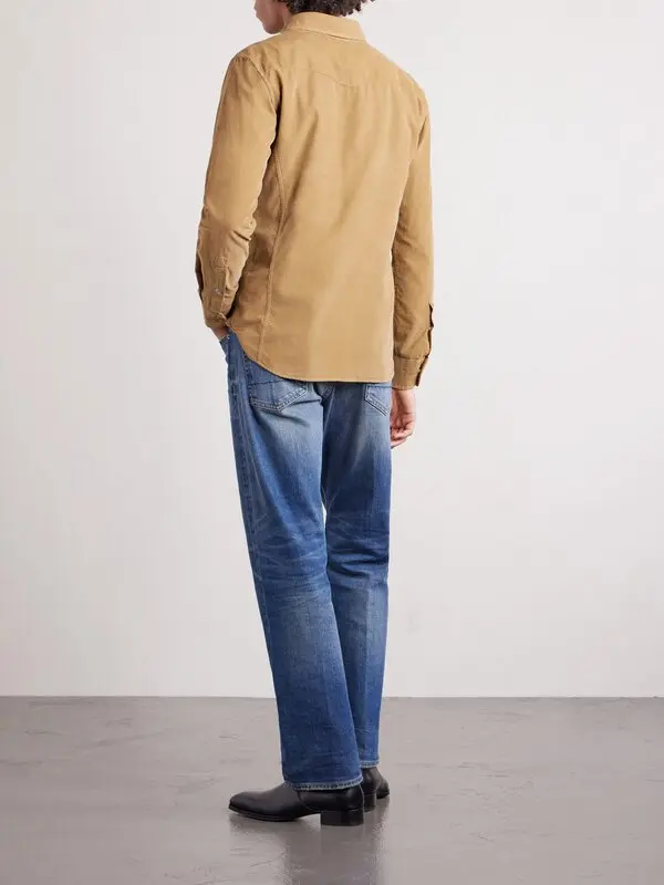 TOM FORD Slim-fit Cotton-corduroy Shirt