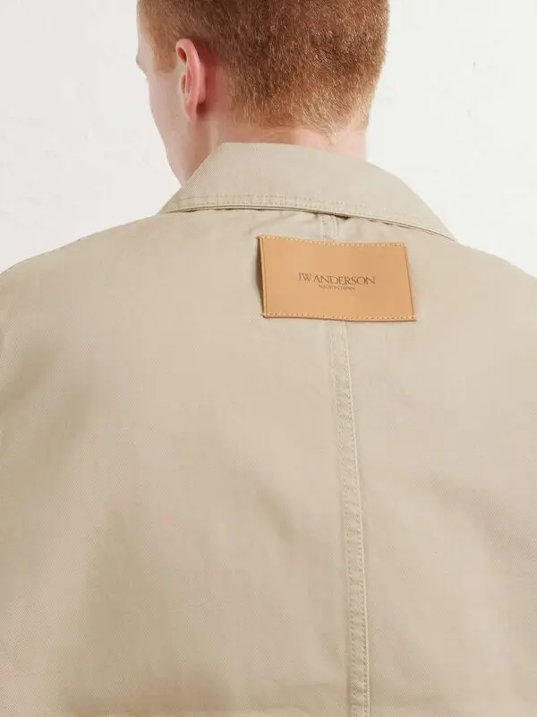 JW Anderson Logo-embroidered Cotton-twill Jacket