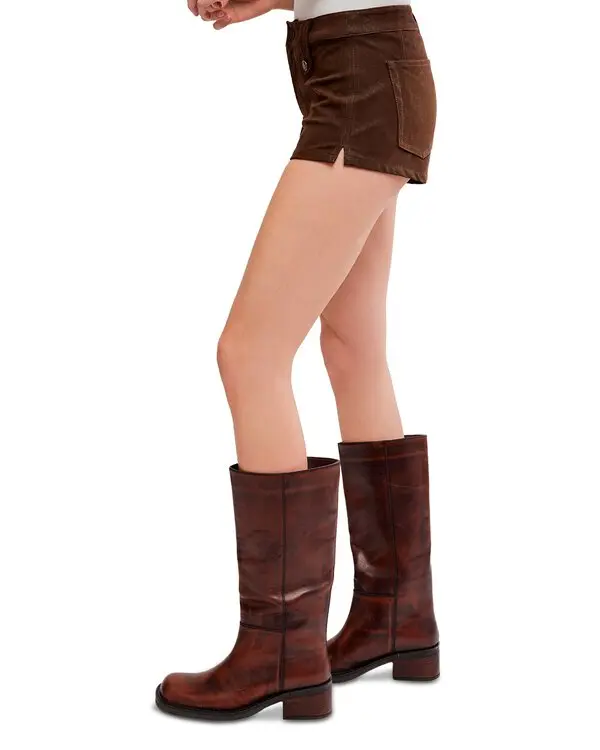 Free People Vagabond Faux Suede Shorts