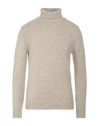 ARAGONA Turtleneck Size Baby Alpaca Wool, Merino Wool - Beige