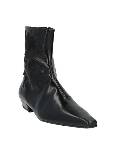 RAS Leather Embroidered Ankle Boots