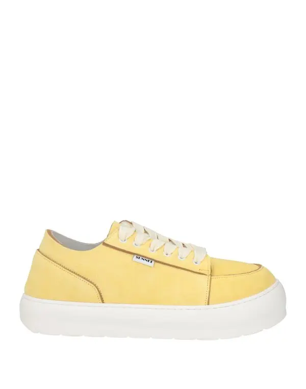 Sunnei Suede And Technical Fabric Low-top Sneakers