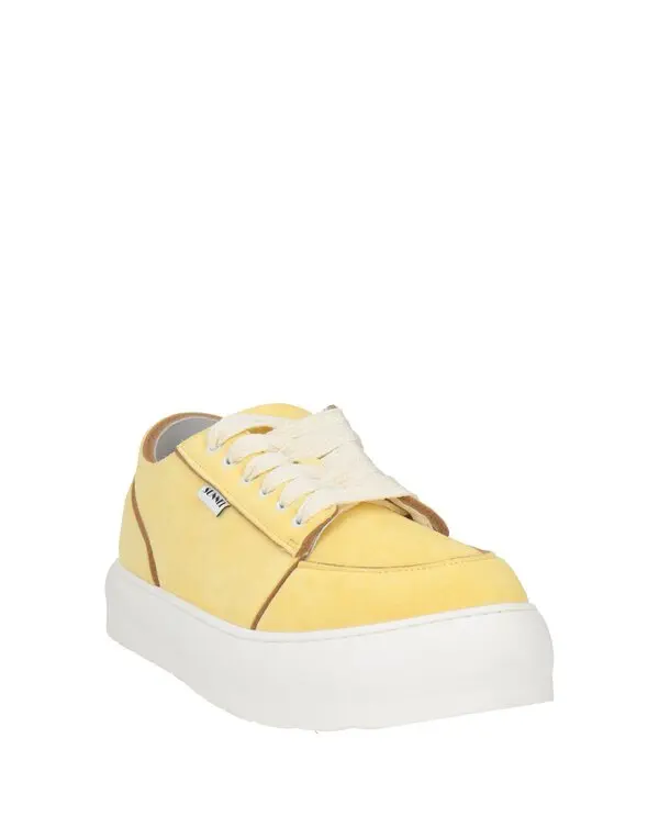 Sunnei Suede And Technical Fabric Low-top Sneakers