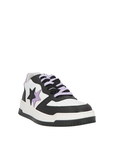 2STAR Leather Low-top Sneakers With Logo Detail