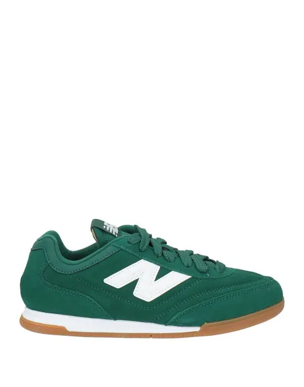 NEW BALANCE Suede And Textile Low Top Sneakers - Green
