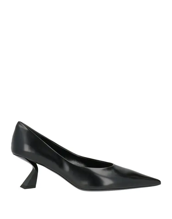 NENSI DOJAKA Calfskin Pumps With Pointed Toe And Sculptural Heel